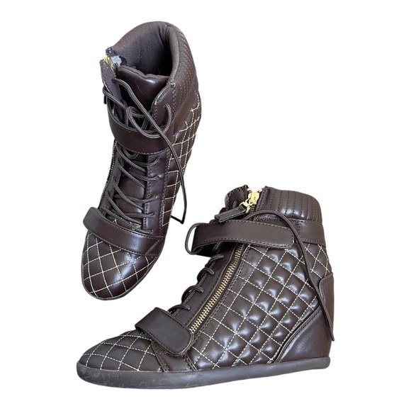 DG2 by Diane Gilman | Shoes | Dg2 By Diane Gilman Quilted Hightop Wedge ...